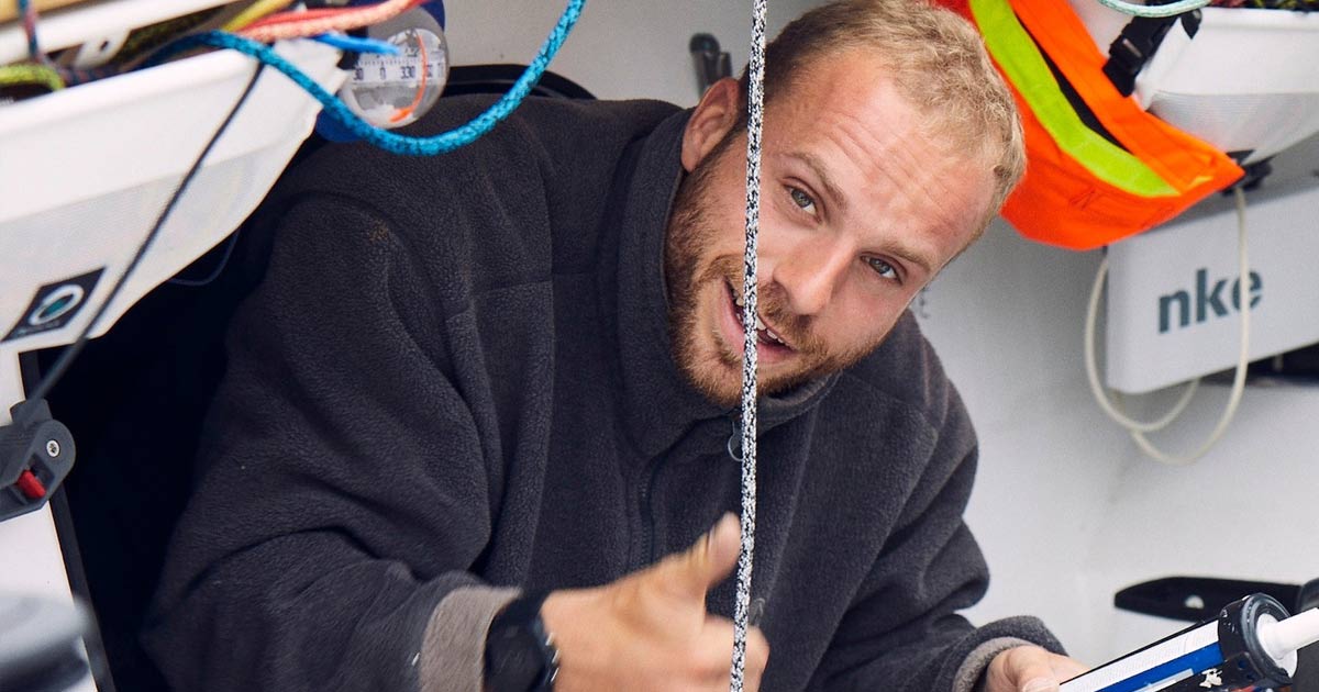 Victor Mathieu sur la Solitaire du Figaro 2025 - VM Racing